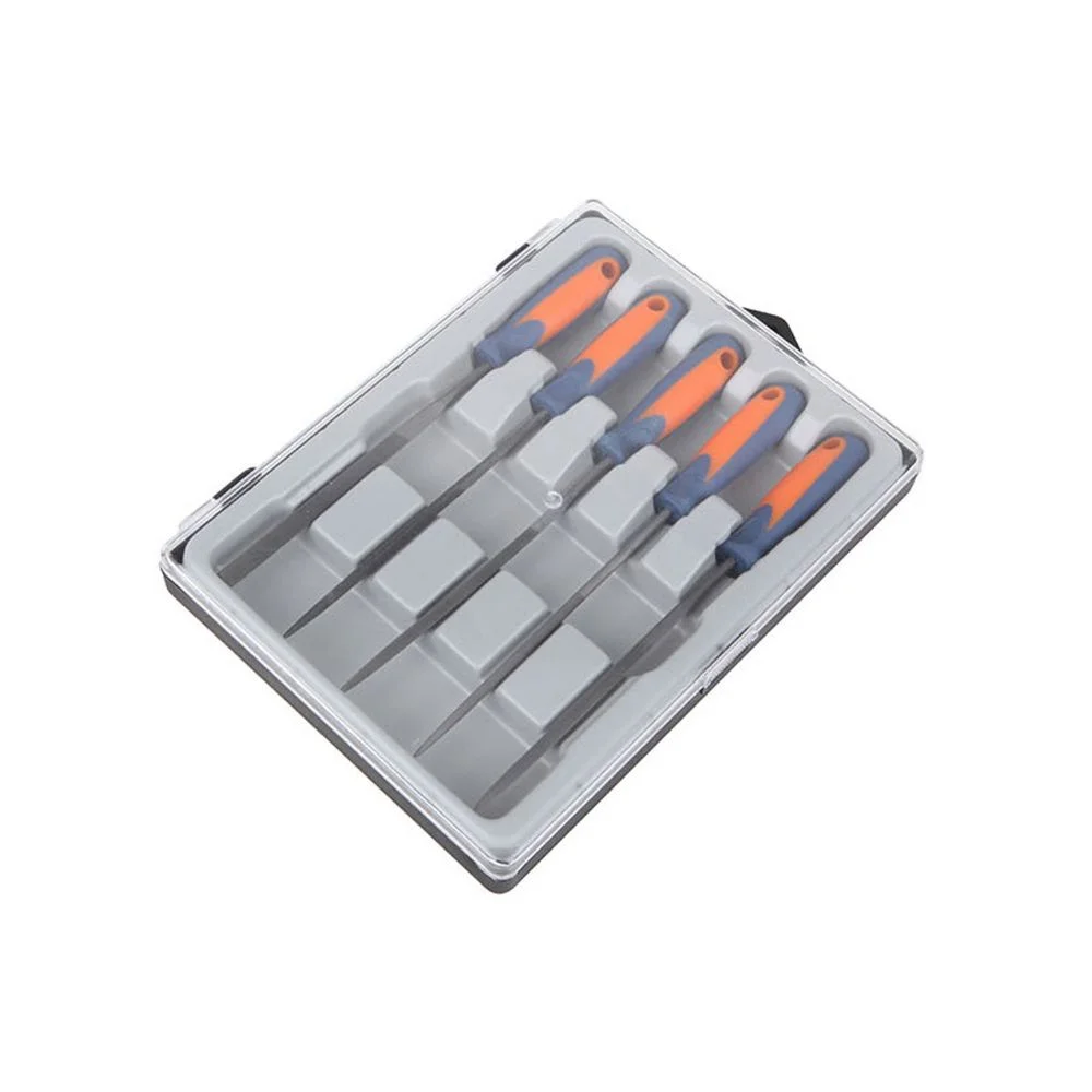 Pile metal Dexter, maner bimaterial, 140 mm (set 5 buc)