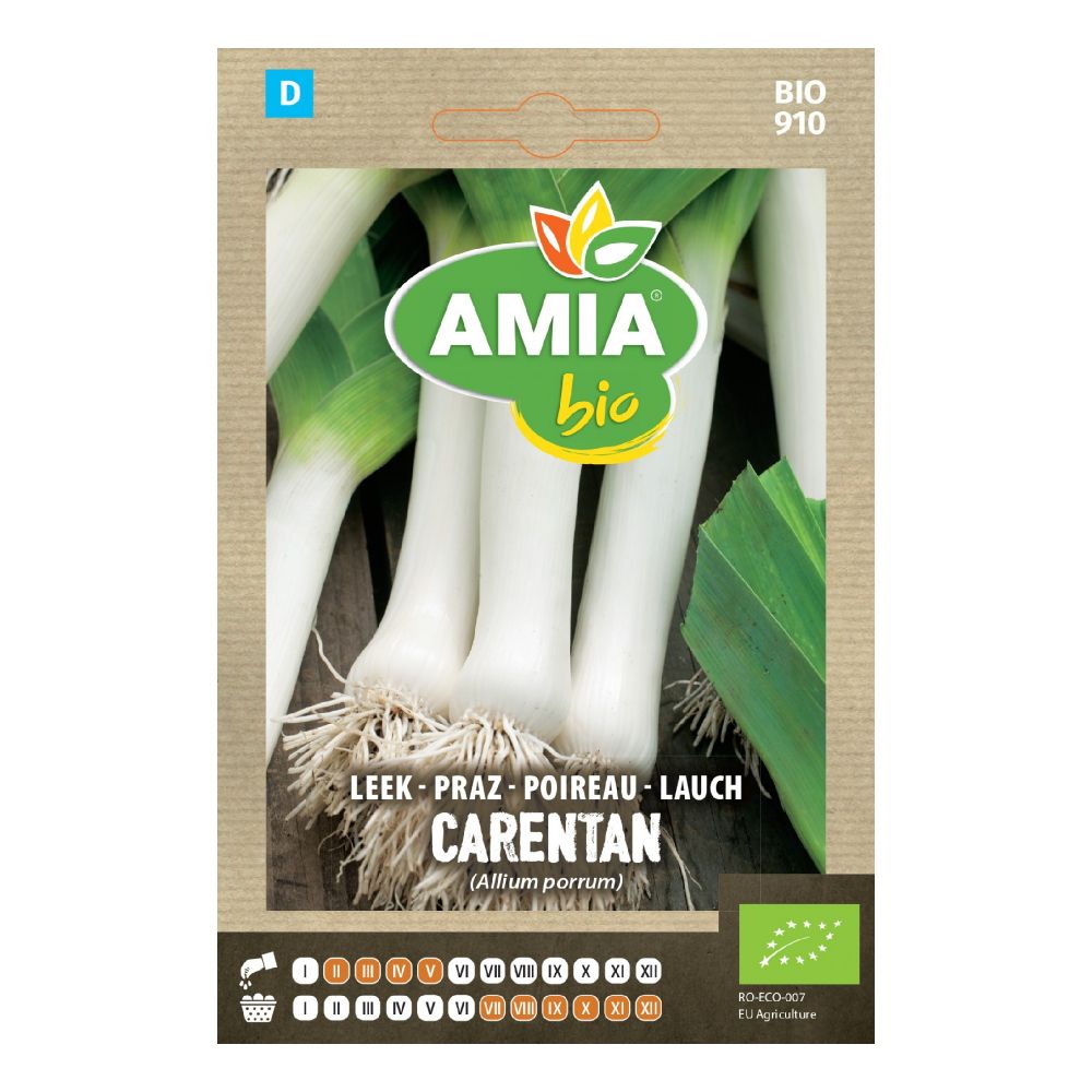 Seminte legume, praz Carentan bio, Amia