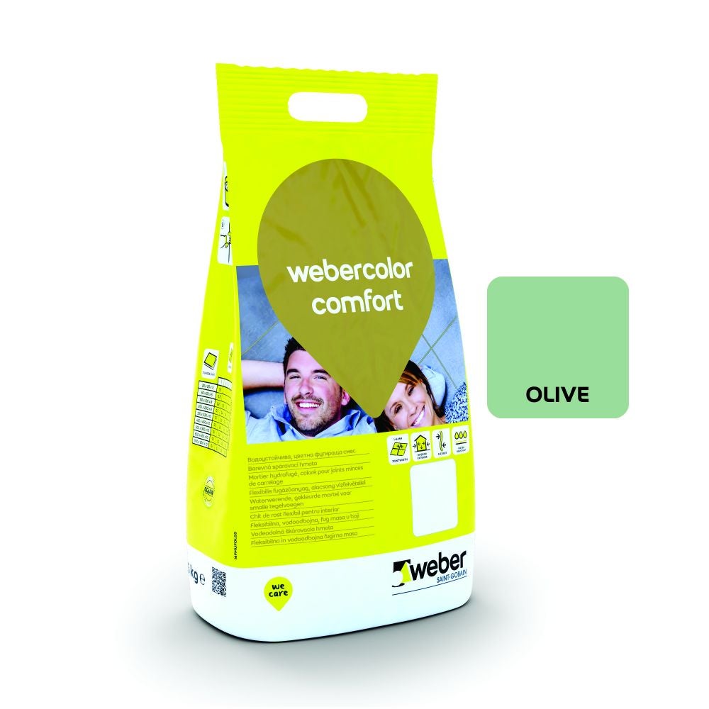 Chit de rosturi gresie si faianta Weber Comfort Olive, verde, interior ...