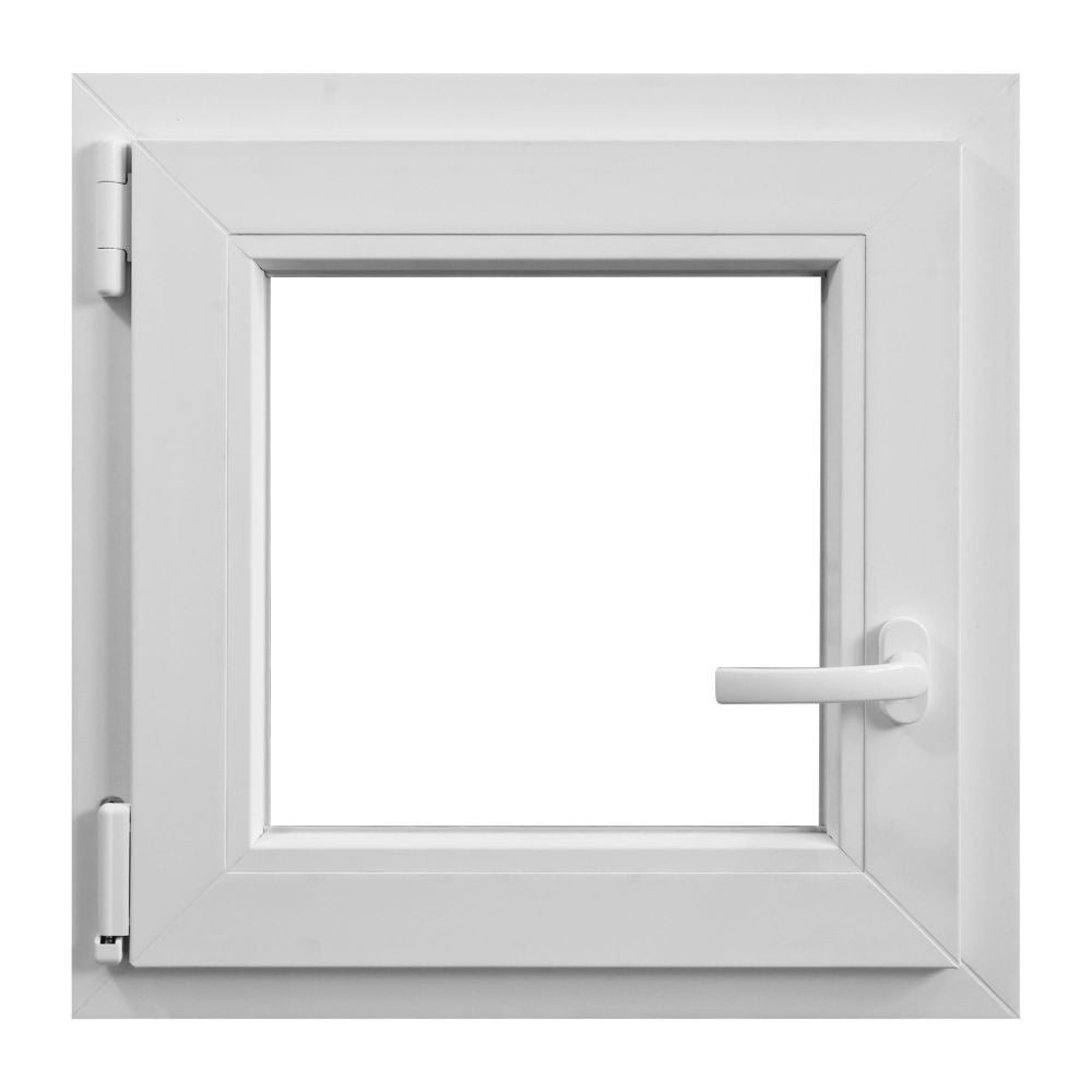 Fereastra PVC termopan, 5 camere, 56 x 56 cm, deschidere dubla, stanga ...