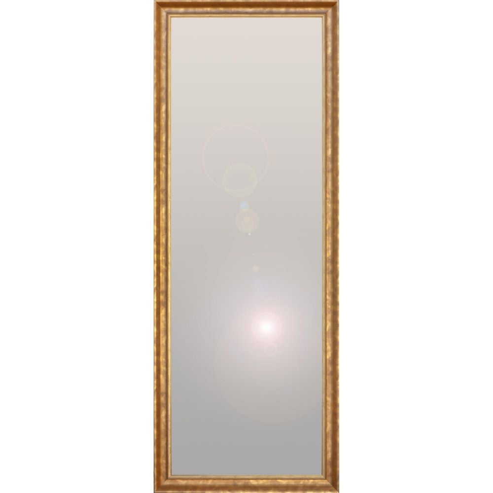 Oglinda decorativa Madeline, 50 x 150 cm rama lemn, auriu