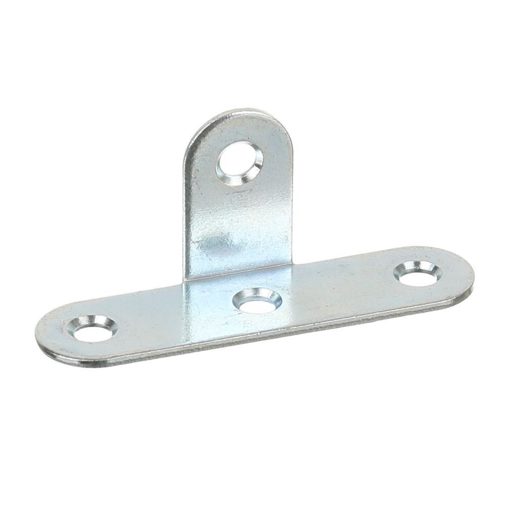 Conector metalic T, otel zincat, 40 x 60 x 15 mm, argintiu