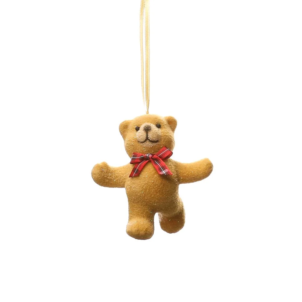 Decoratiune Craciun, pentru brad, model urs plus, plastic, inaltime 10 ...