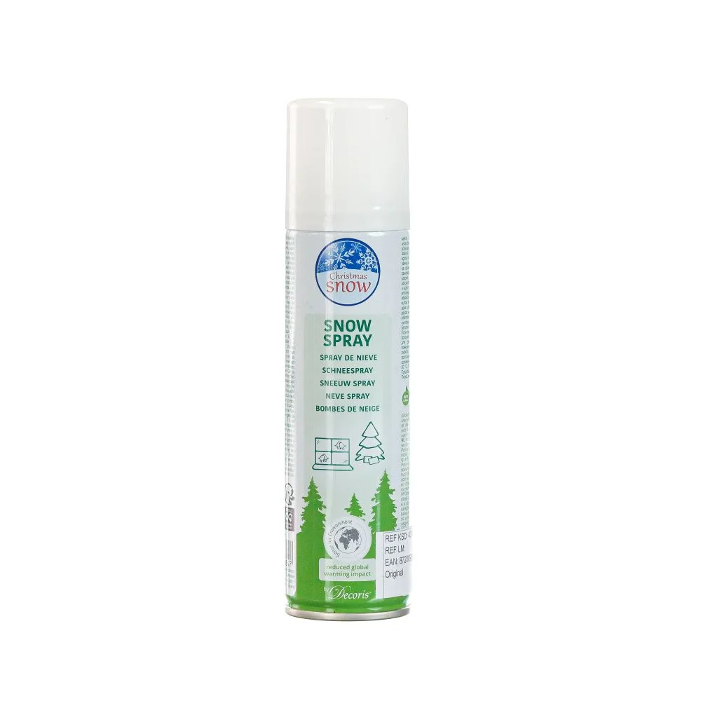 Spray decorativ, pentru zapada artificiala, 200 ml, verde