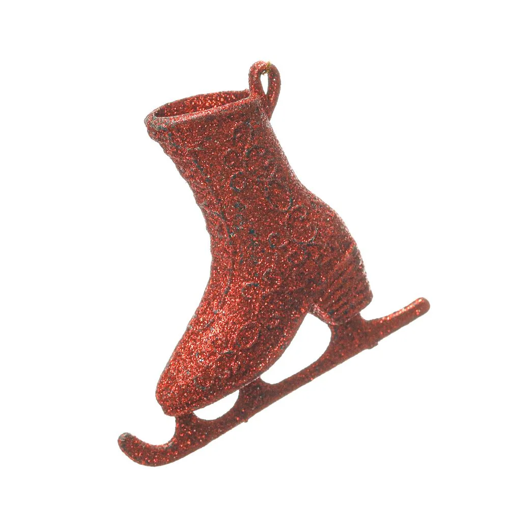 Decoratiune Craciun, pentru brad, model patina, plastic, inaltime 17 cm ...