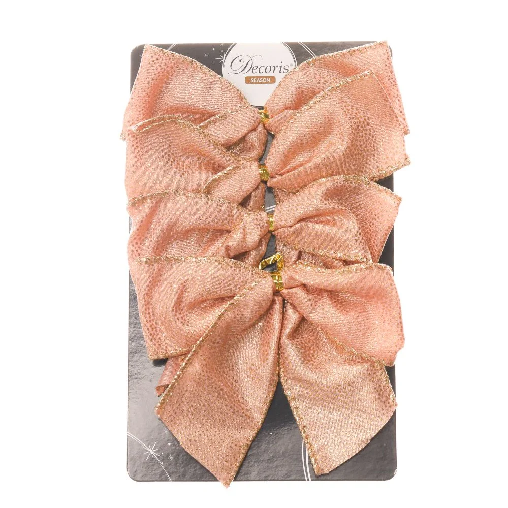 Decoratiune Craciun, pentru brad, model funda cu puncte, poliester ...