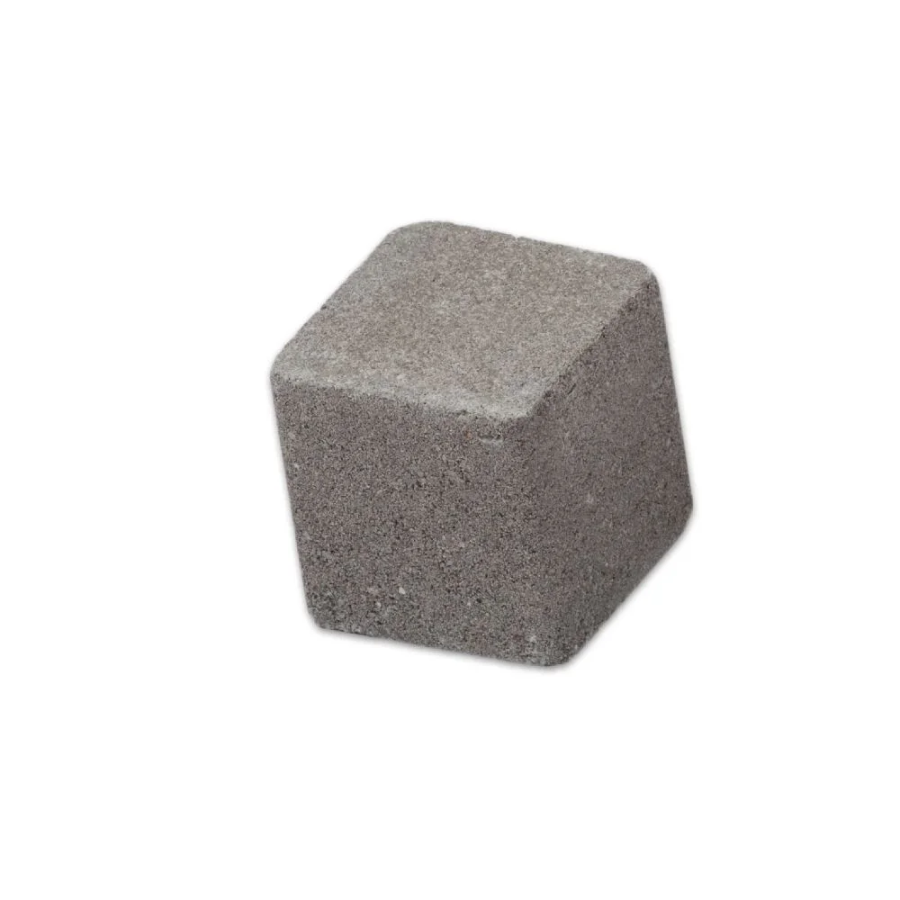 Cub delimitare grila, beton, 84 x 84 x 80 mm, gri ciment