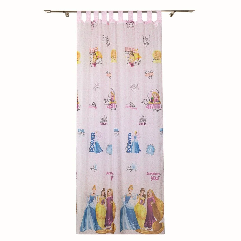 Perdea copii 140 x 245 cm, cu fir de plumb, Princess, cu bride