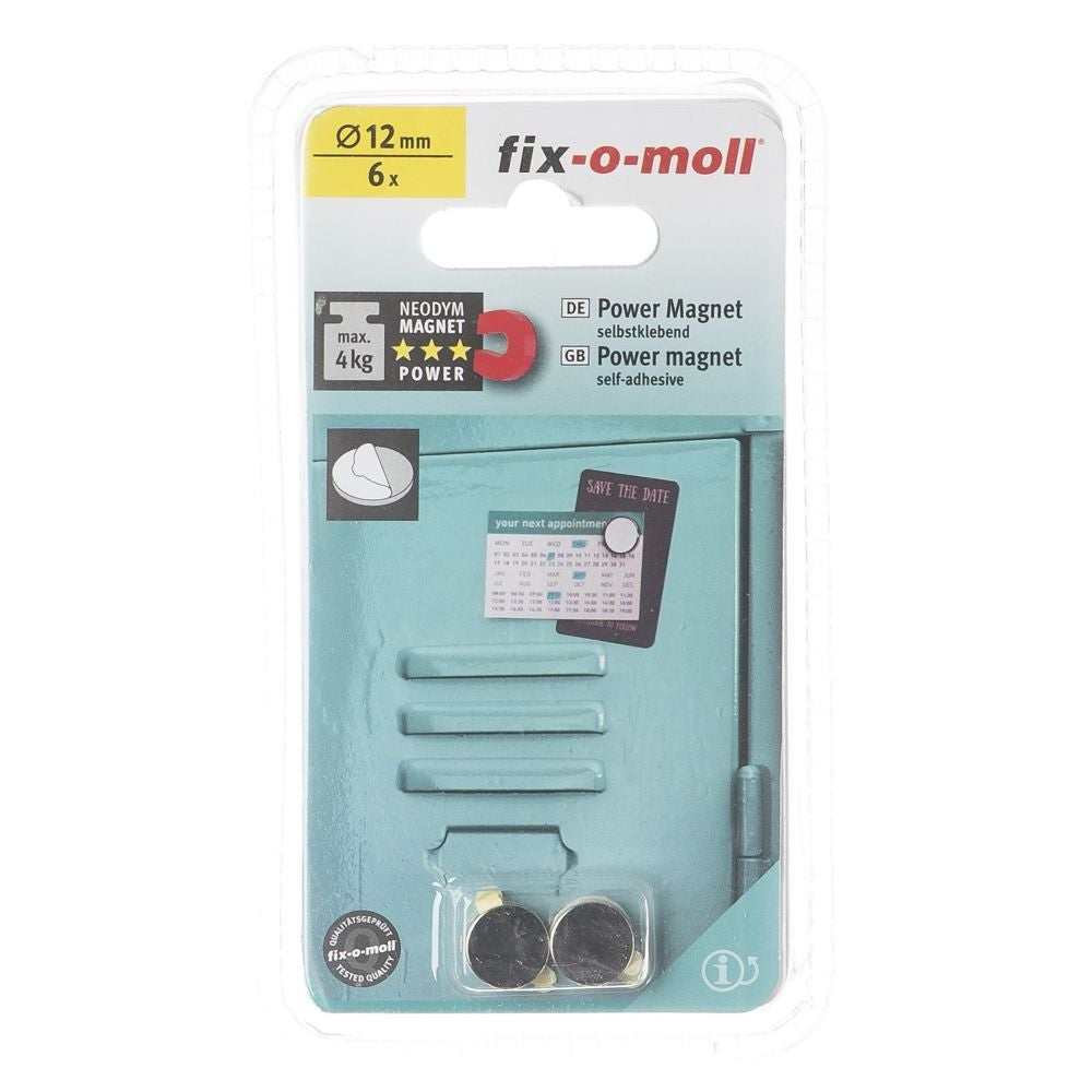 Magnet tip disc, Ø 12 x 1.5 mm (set 6 buc)