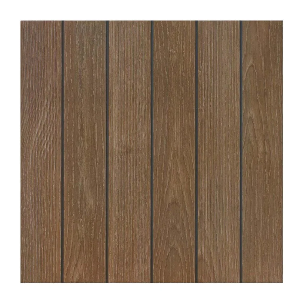 Gresie exterior portelanata, 50 x 50 cm, Teak Wenge, tip parchet, mat