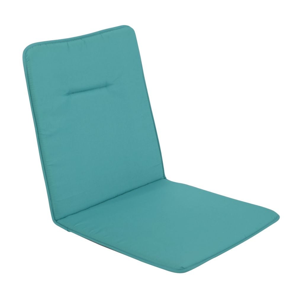 Perna scaun, cu doua fete, poliester, 45 x 90 cm, albastra