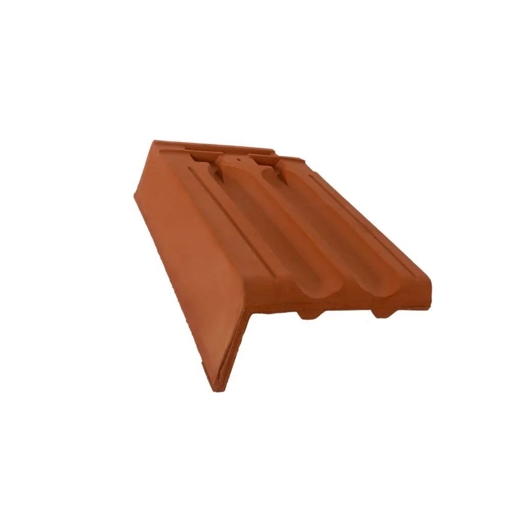 Tigla ceramica Marsilia Terra Rosa, laterala stanga, 390 x 250 x 12 mm ...