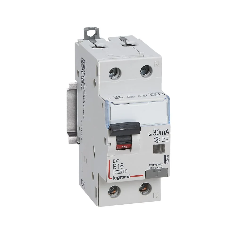 Intrerupator diferential Legrand DX3, 10 A, 30 mA, B16