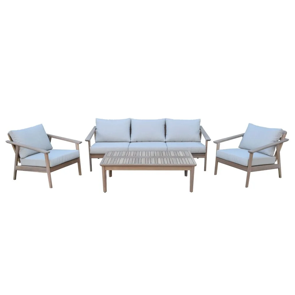 Set mobilier gradina Naterial Atlas Premium, pentru 5 persoane, lemn