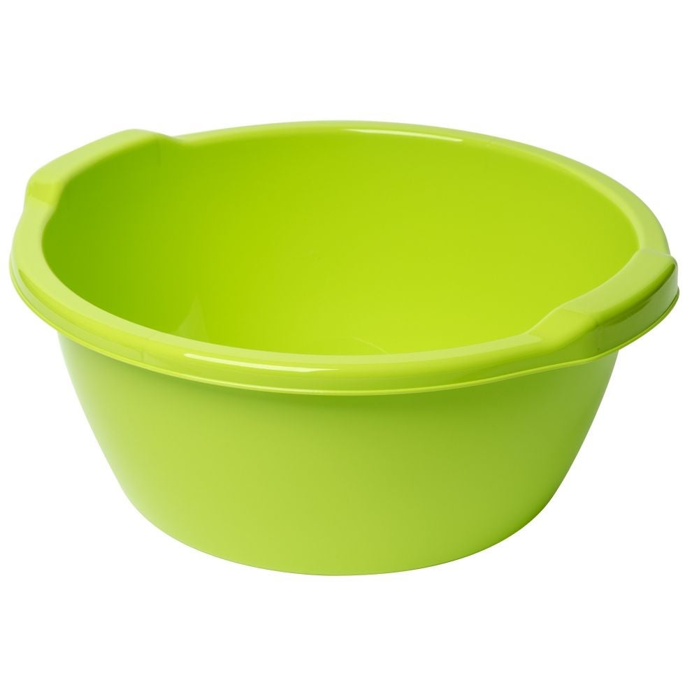 Lighean din plastic cu manere, 8 L, diverse culori