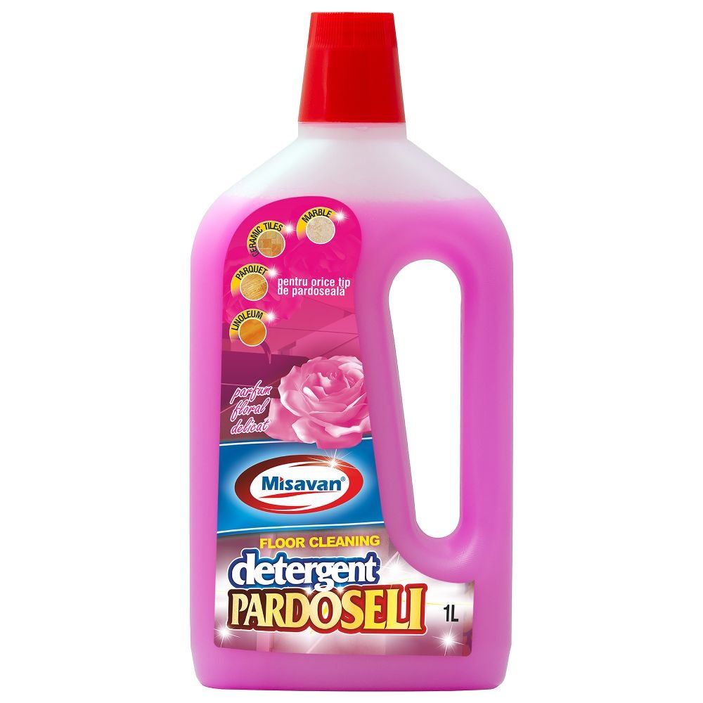 Detergent pentru curatarea pardoselilor, Misavan 1 L, parfum floral