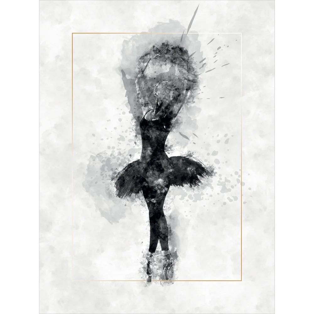 Poster imprimat Balerina abstact, 30 x 40 cm