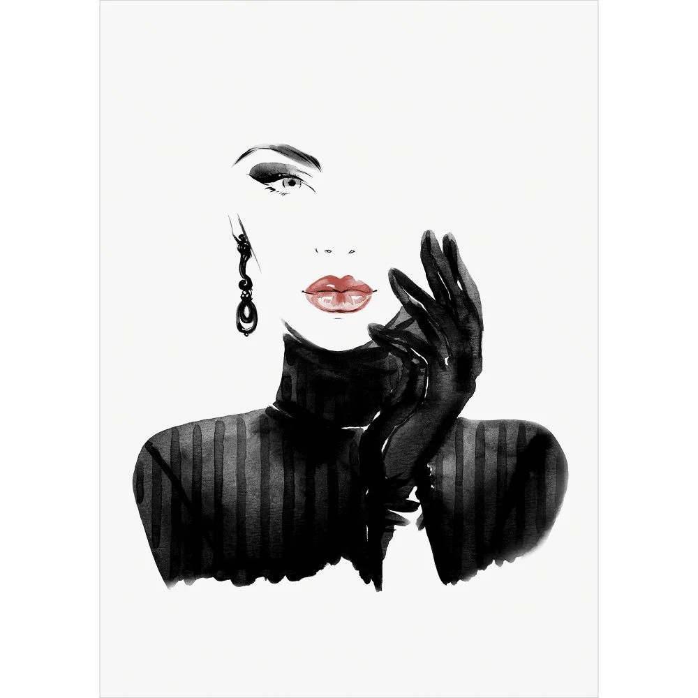 Poster imprimat Chip acuarela, 50 x 70 cm