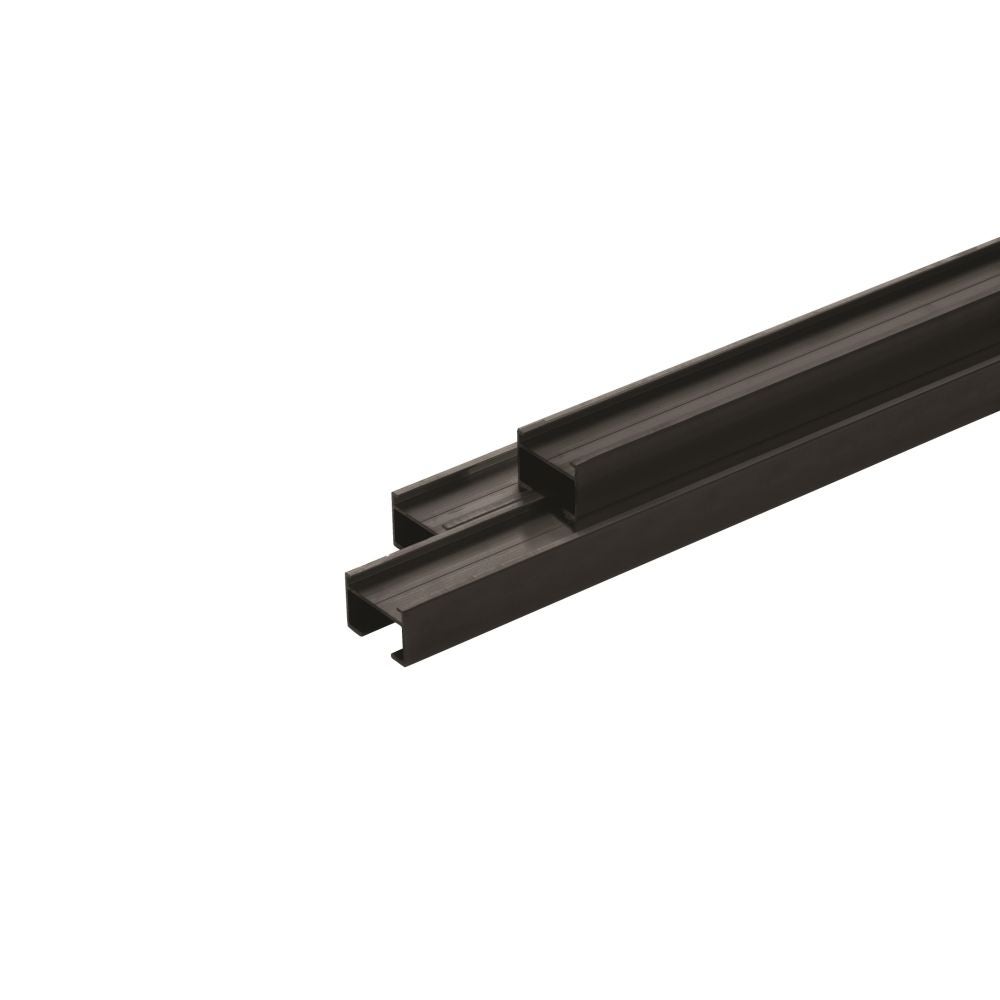 Grinda din aluminiu, 2900 x 60 x 40 mm, negru
