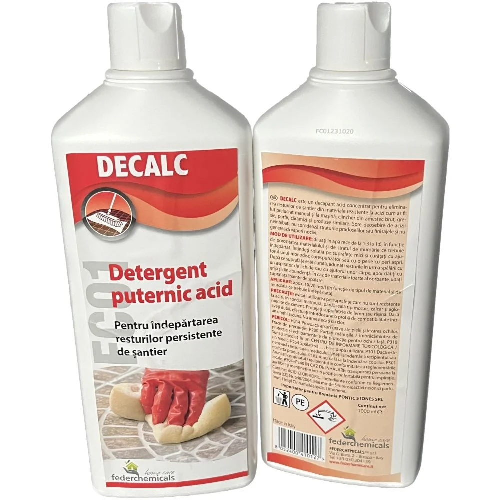Detergent puternic acid pentru indepartarea reziduurilor persistente de ...