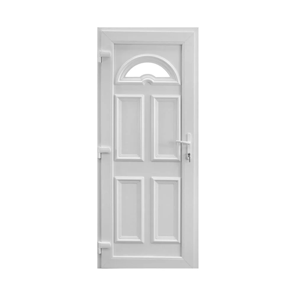 Usa PVC intrare Ibiza 86 x 205 cm alba, deschidere dreapta