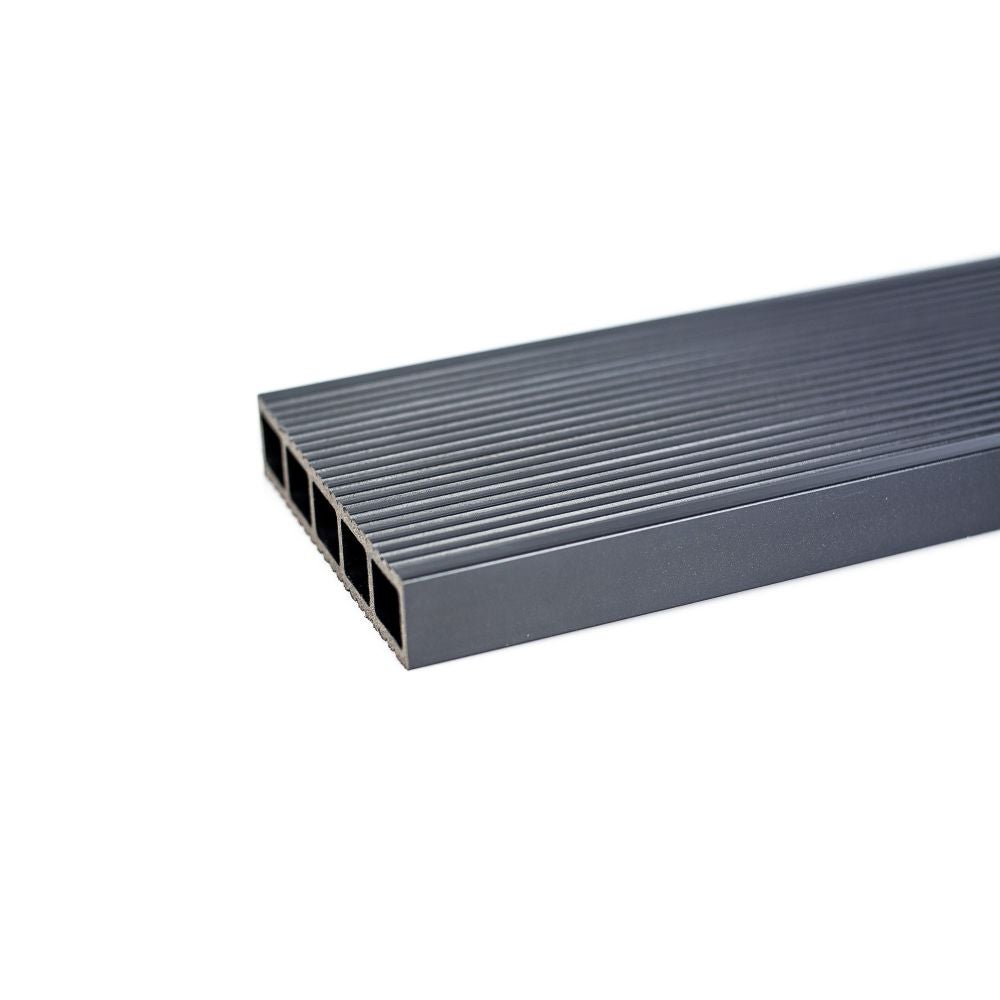 Scandura WPC pentru gard, 2000 x 120 x 24 mm, gri mat