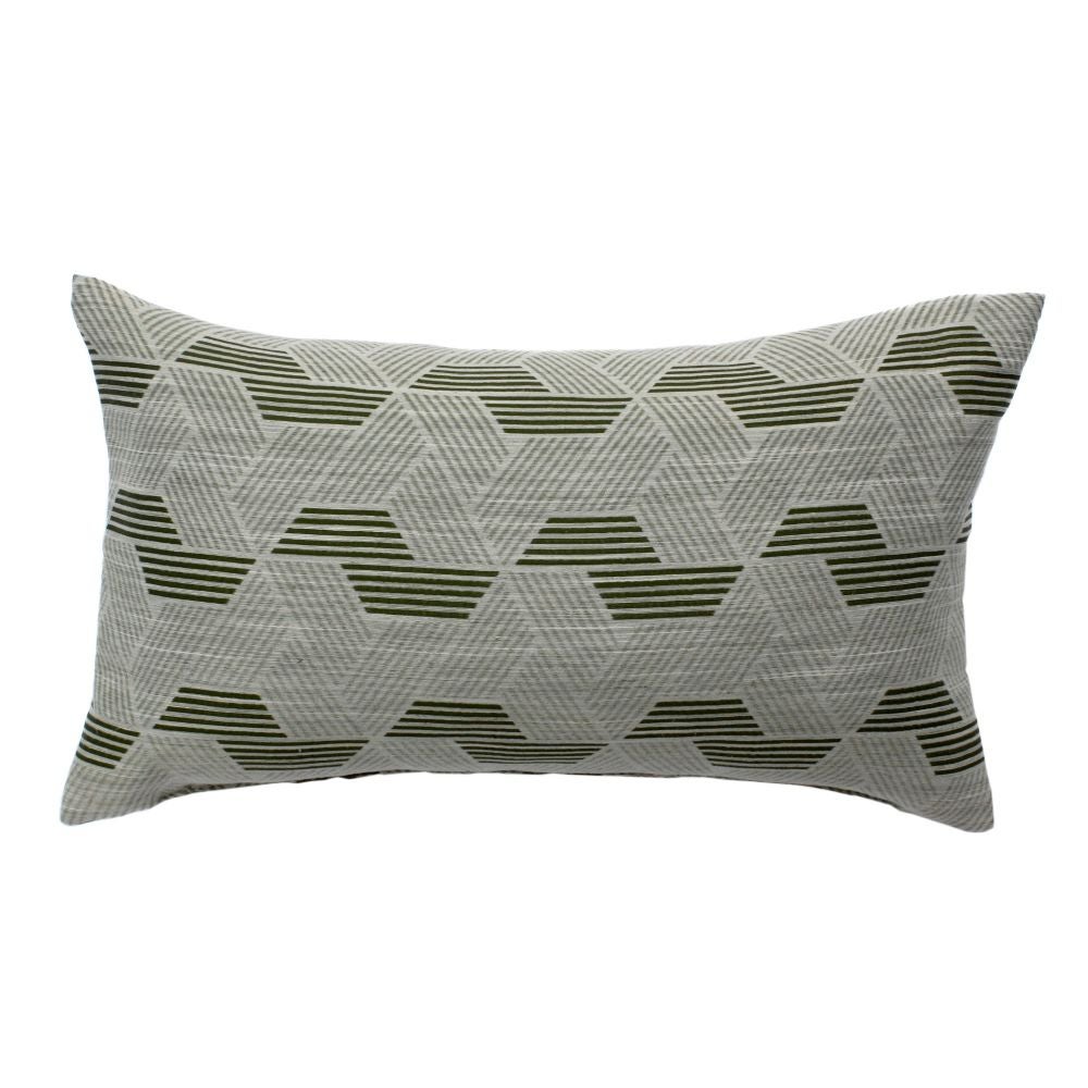 Perna decorativa 30 x 50 cm Vector verde