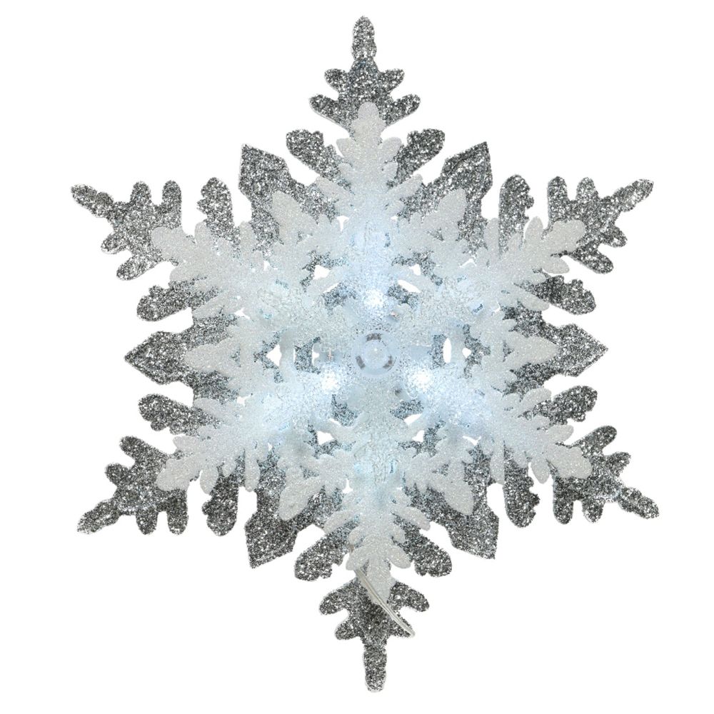 Fulg de nea 3d cu led