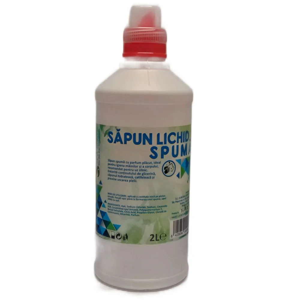 Sapun spuma, 2 L, aspect perlat