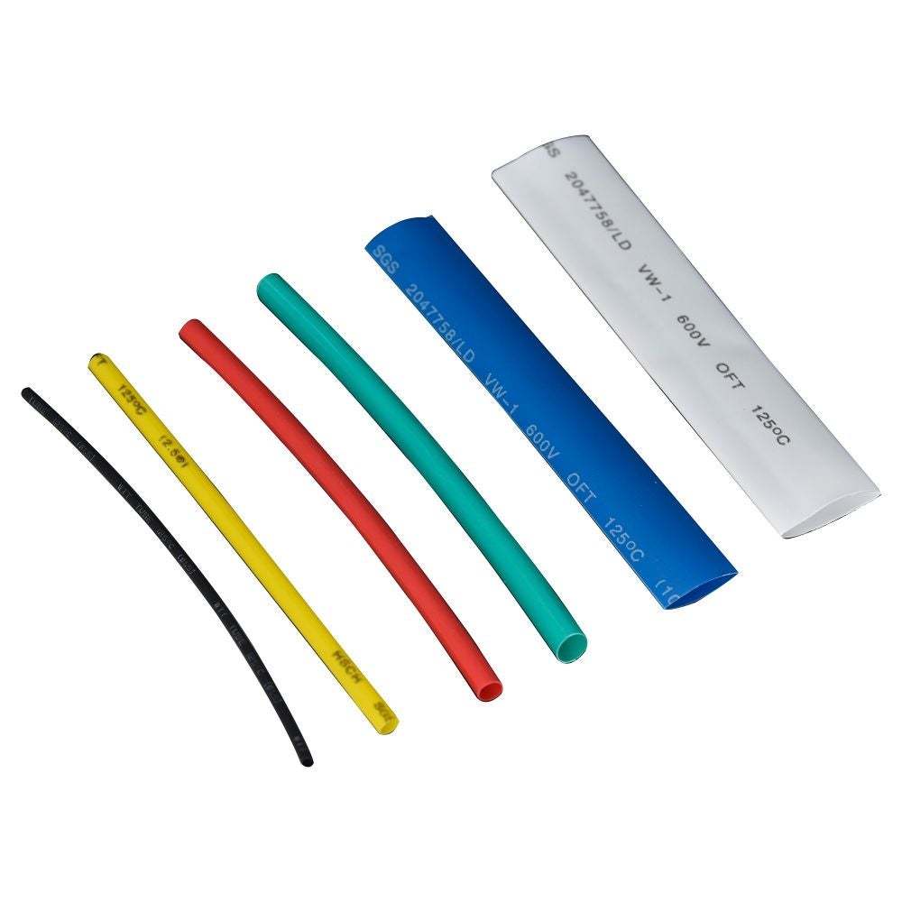 Tuburi termocontractibile, diverse dimensiuni/culori (set 100 buc)