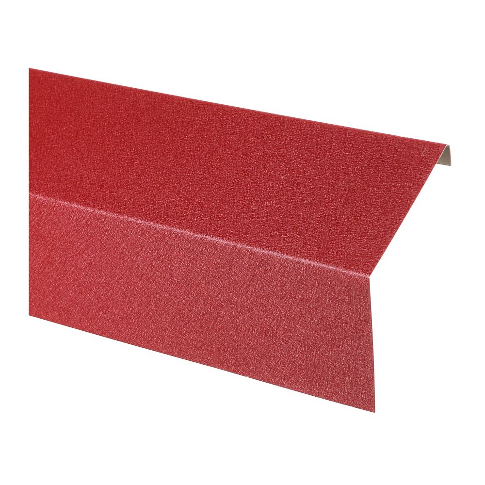 Sort jgheab, metal, 2000 x 143 x 0.45 mm, rosu mat