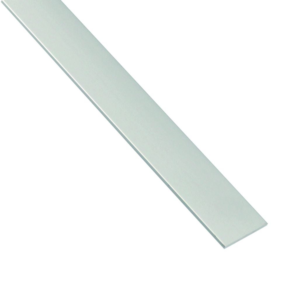 Platbanda aluminiu brut, 10 x 2 mm, L = 2.6 m