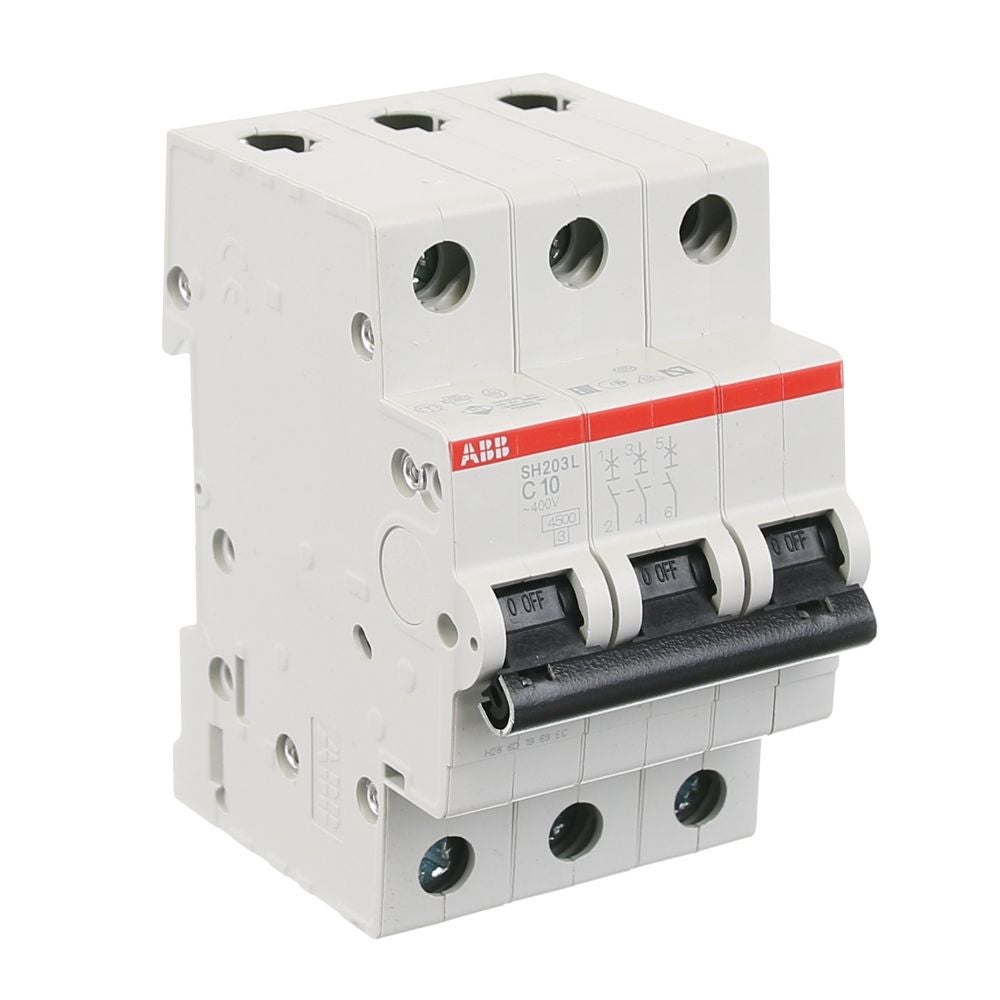 Disjunctor modular ABB, tripolar, 10A, 3P