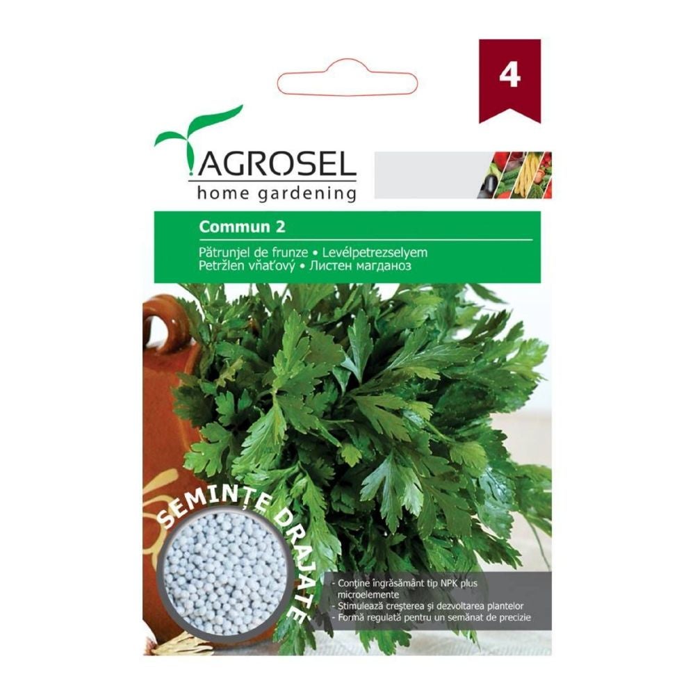 Seminte legume, patrunjel frunza Plain Leaves, Agrosel