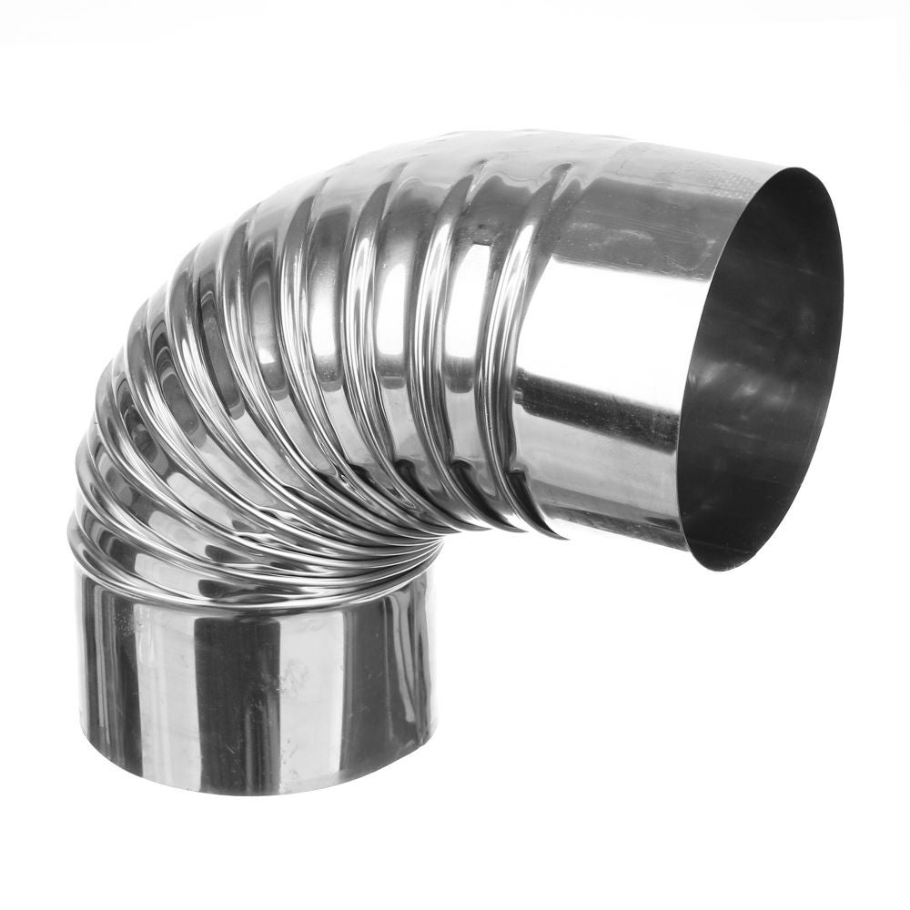Cot 90 Inox Grosime 0 4 Mm 120 Mm Argintiu Cot 90 Inox Grosime 0 4 Mm 120 Mm Argintiu