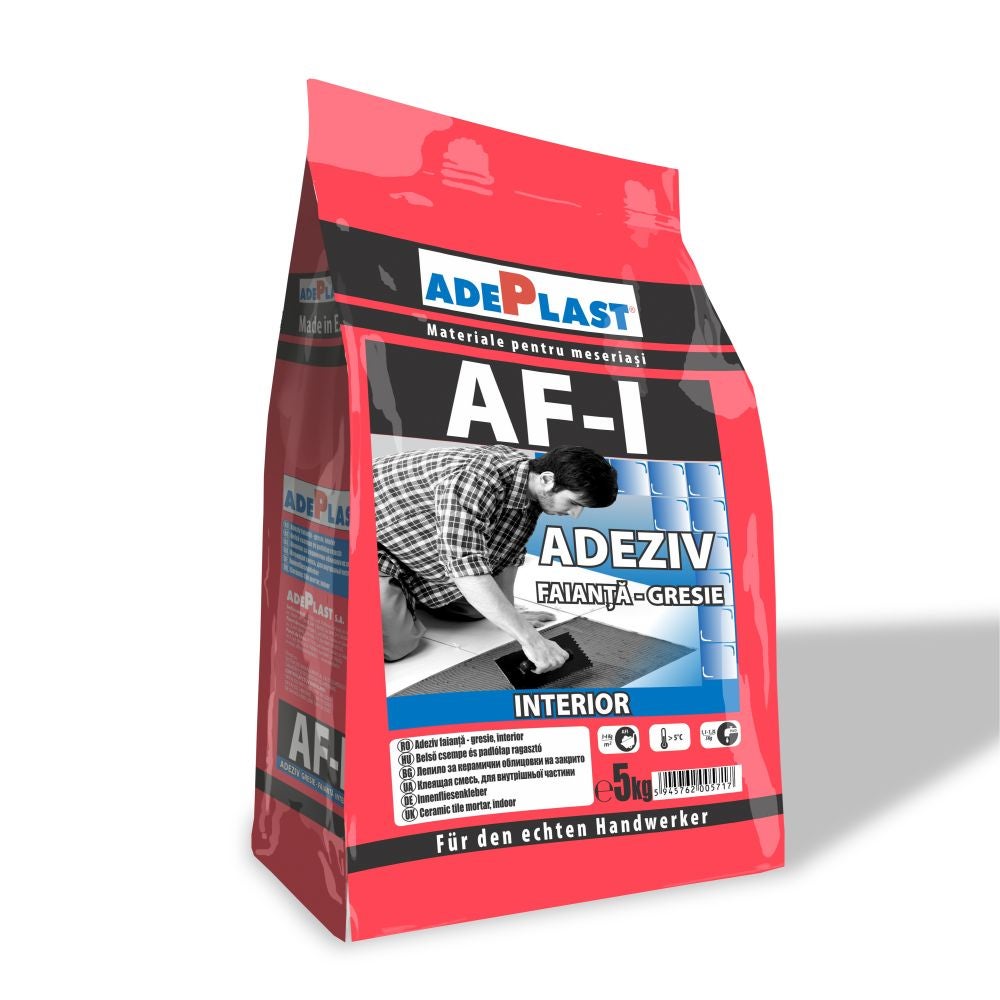 Adeziv placari ceramice, interior, Adeplast AF-I, gri, 5 kg