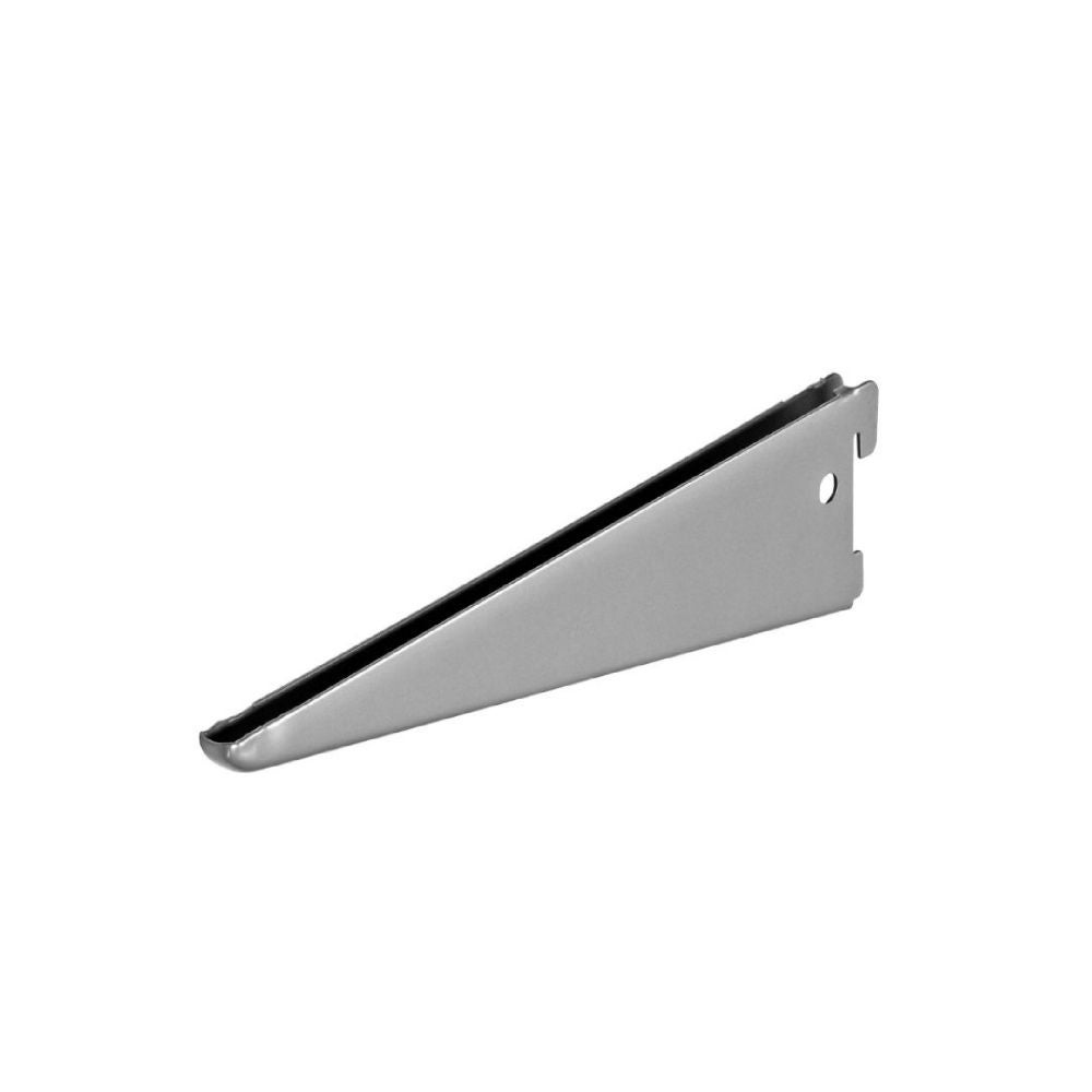 Suport dublu pentru raft pe sina, 270 mm, gri