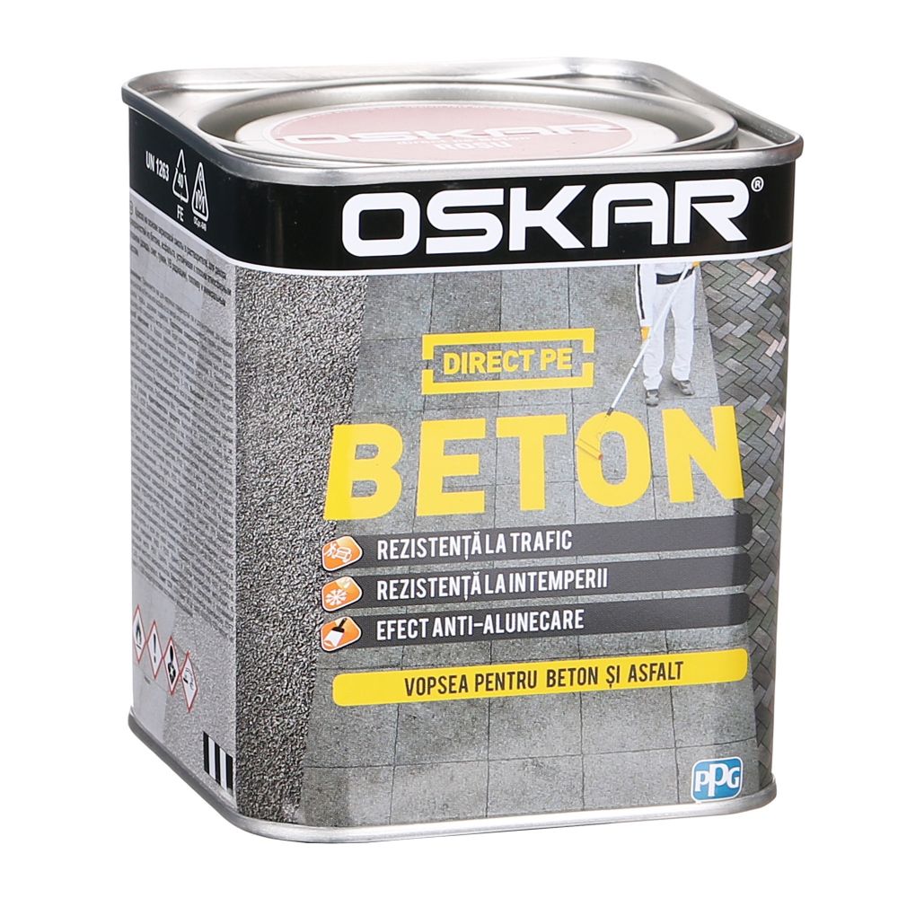Email gri deschis 5 l, Oskar Direct pe Beton