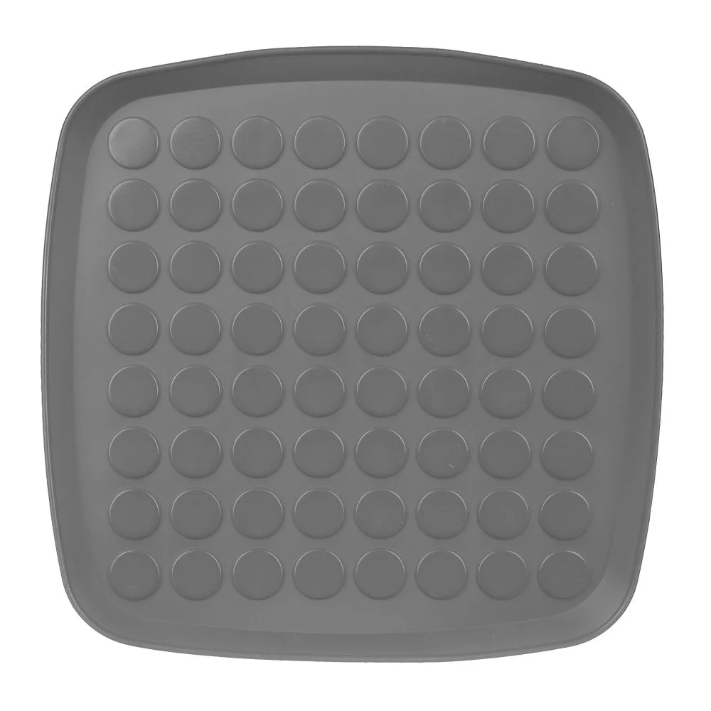 Covoras silicon pentru scurs vase gri