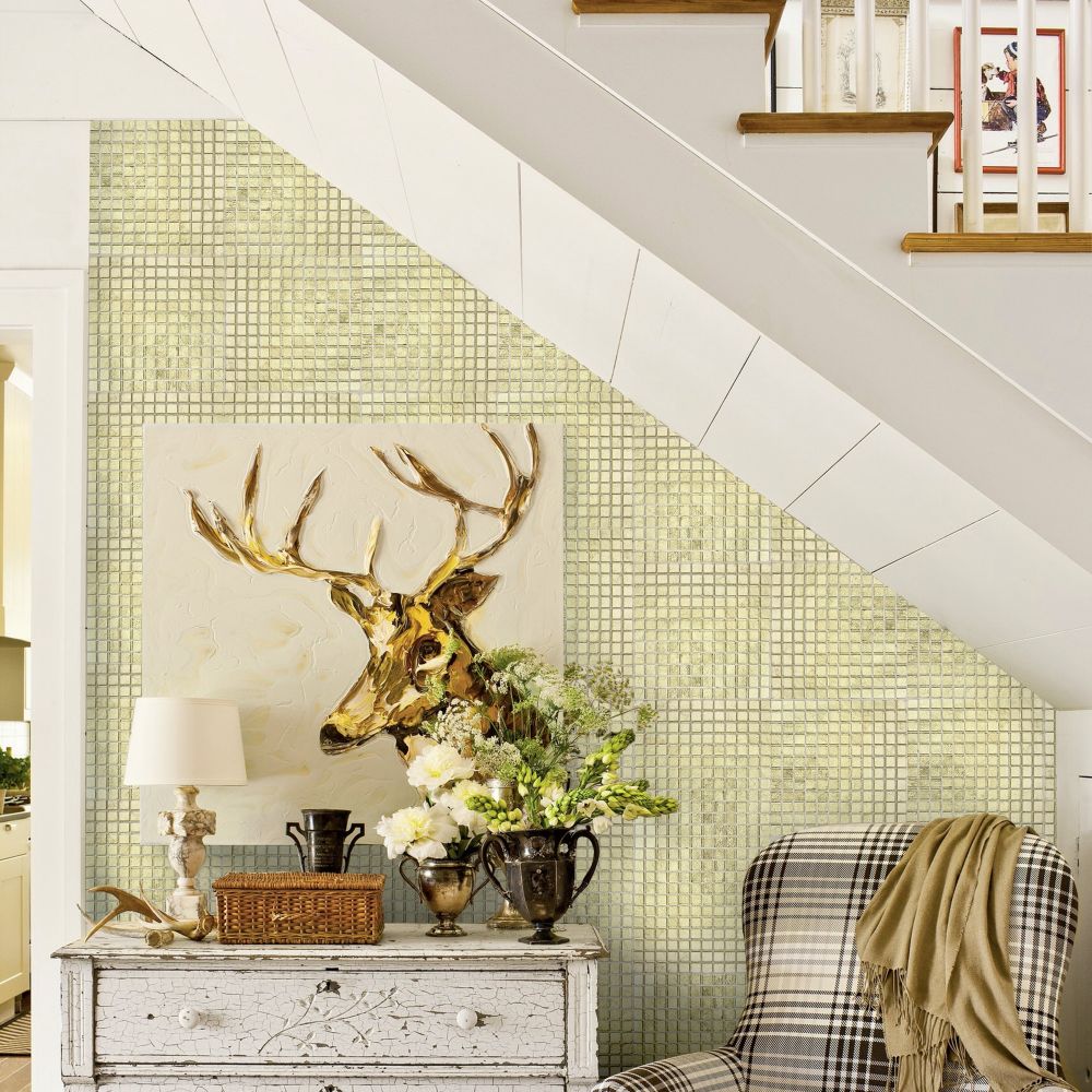 Mozaic 30 x 30 cm sticla auriu