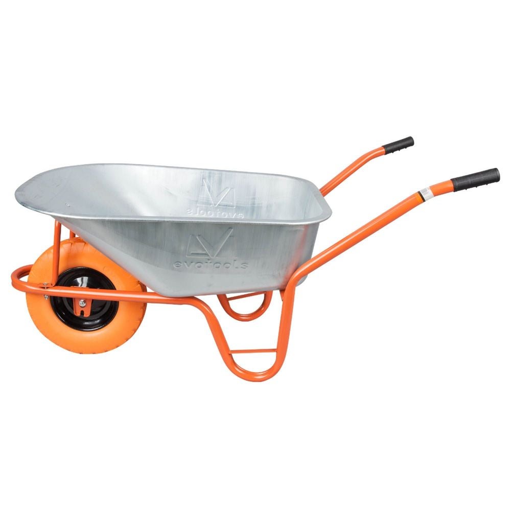 Roaba profesionala Evotools, cuva din otel zincat, roata poliuretan ...
