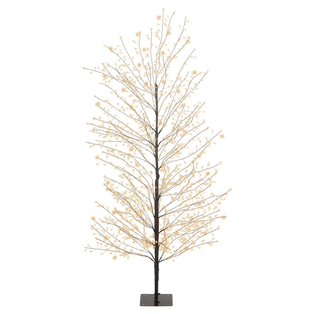 Decoratiune Craciun, model copac, 1350 LED-uri, inaltime 150 cm, lumina ...