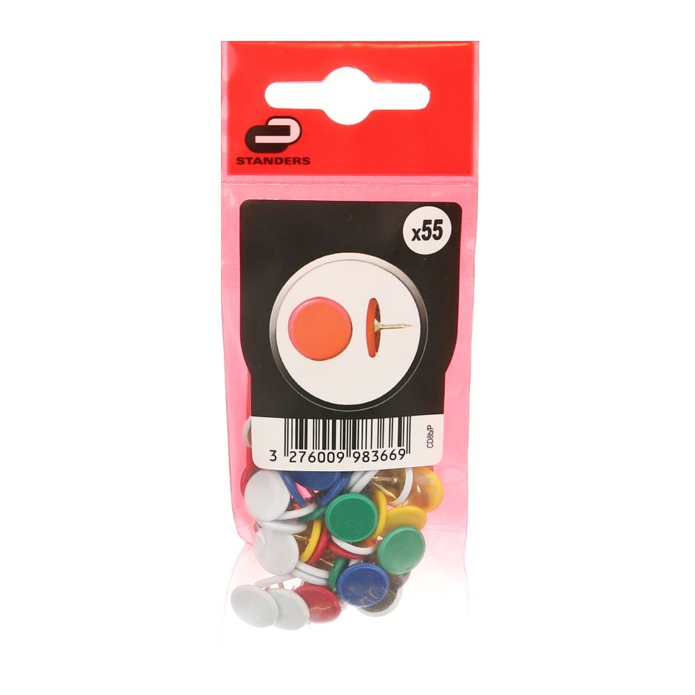 Piuneze plate, profil usor, otel, colorate (set 55 buc)