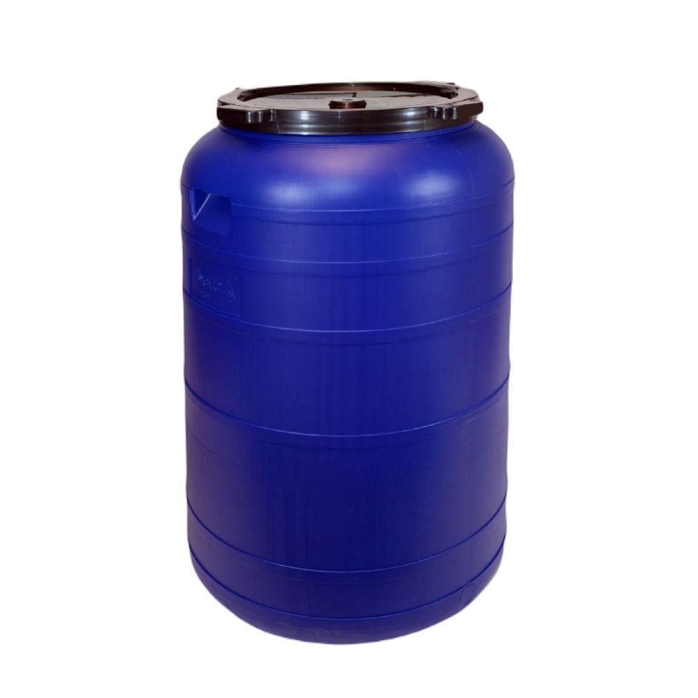 Butoi cu cerc, plastic, pentru muraturi, 200 L