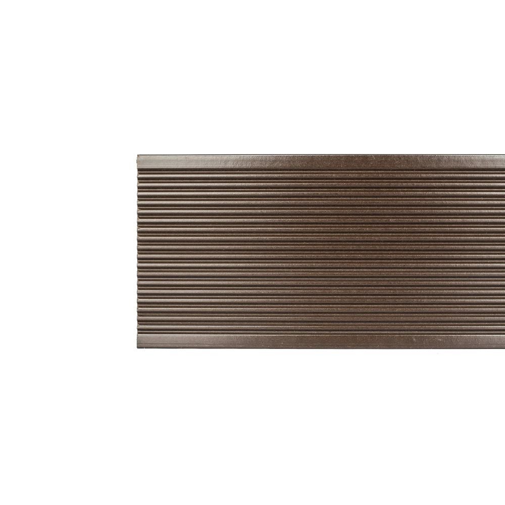 Scandura WPC pentru gard, 2000 x 120 x 24 mm, maro, aspect mat