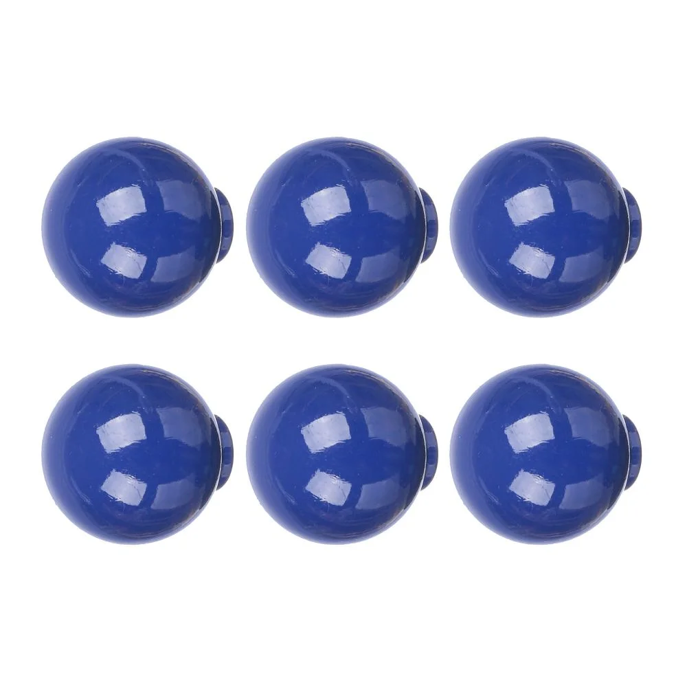 Set 6 butoni mobila 29 mm 308 bleu ABS