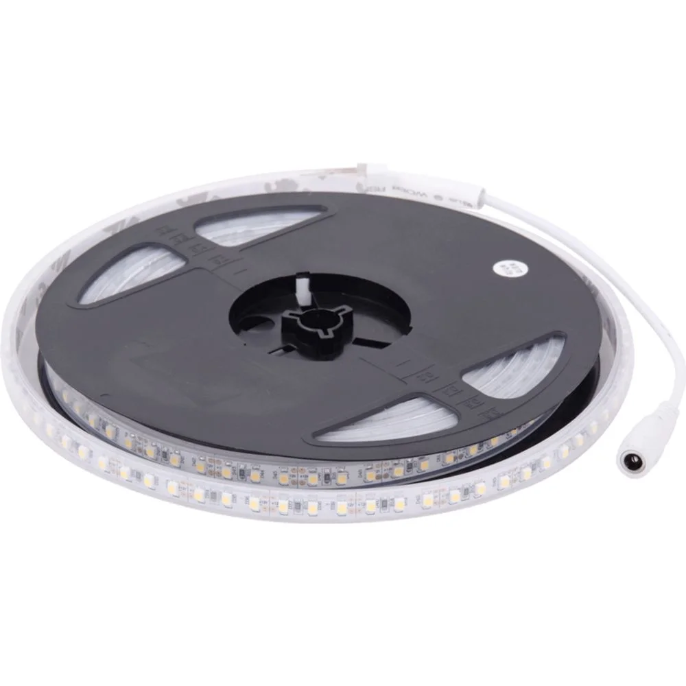 Banda LED, 12 V, 540 lm/ml, L 5 m, IP65, 14.4 W/m, lumina calda, 60 leduri