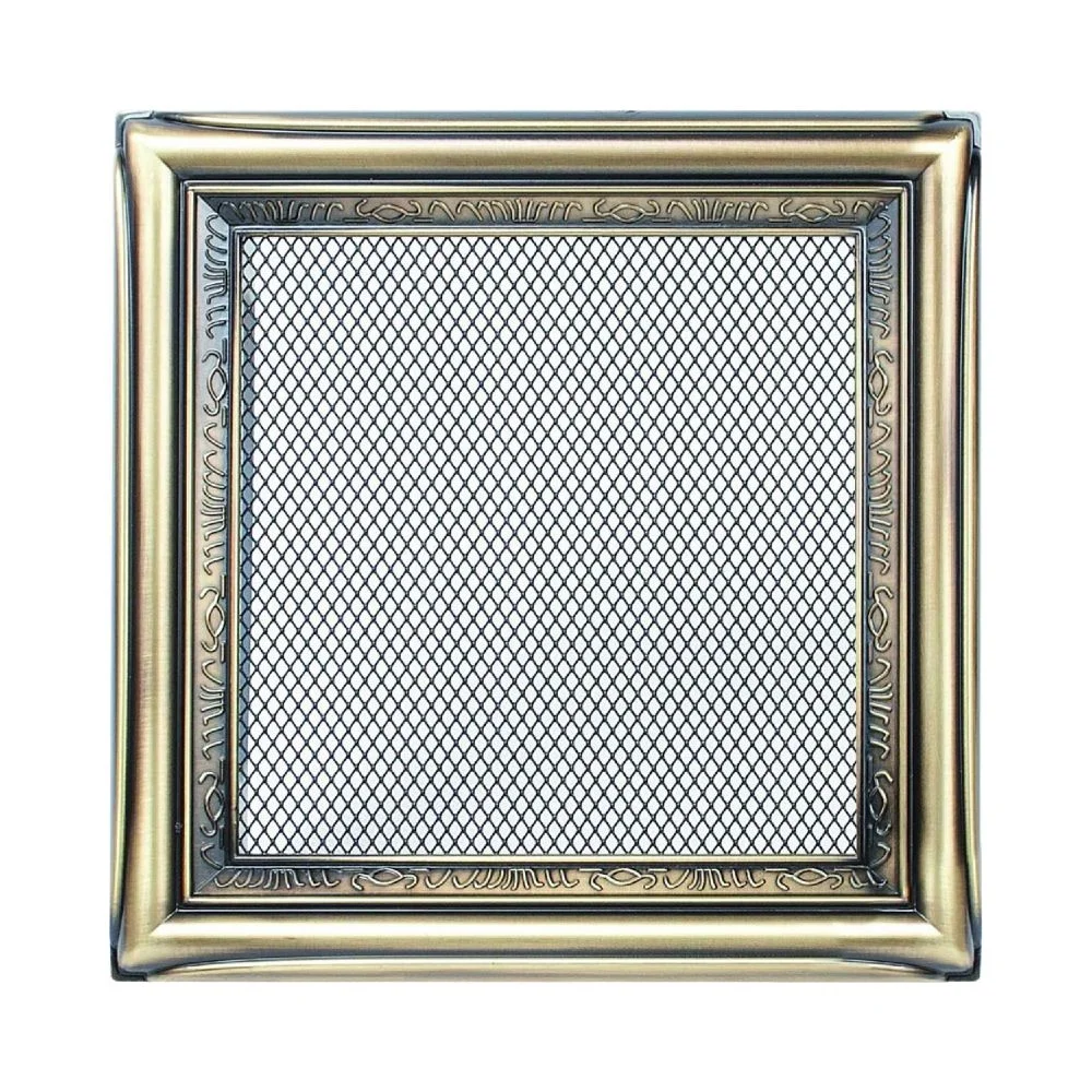 Grila ventilatie semineu, otel, 170 x 170 mm, rustic