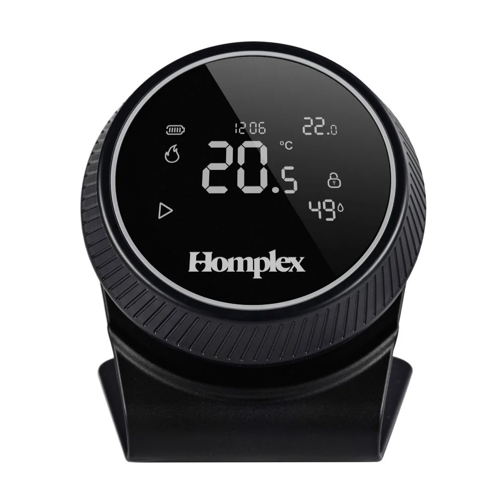 Termostat digital smart, wireless, Homplex NX1, programabil, negru