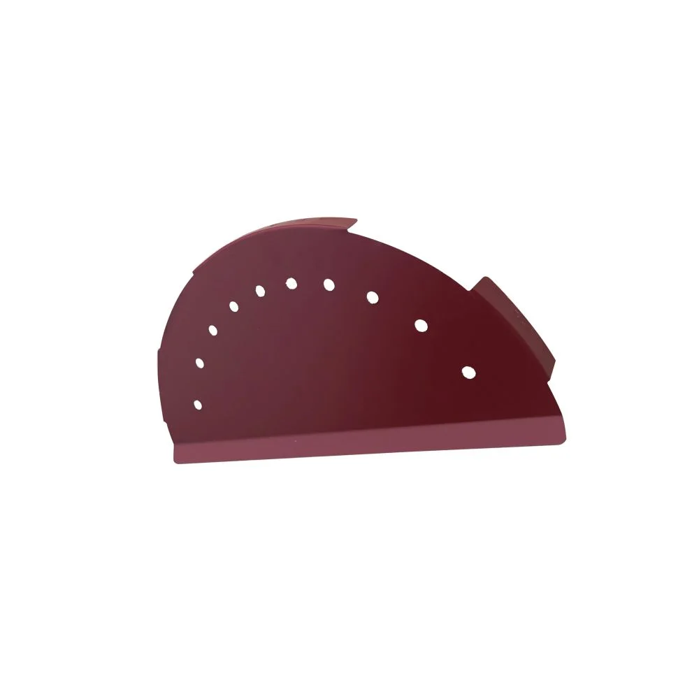 Capac coama, metal, grosime 0.50 mm, rosu, mat